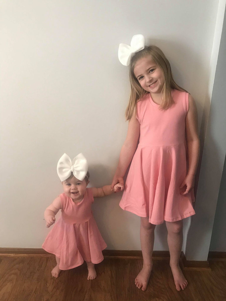 Dusty Rose Twirl Dress – Rooted in Love Clothing